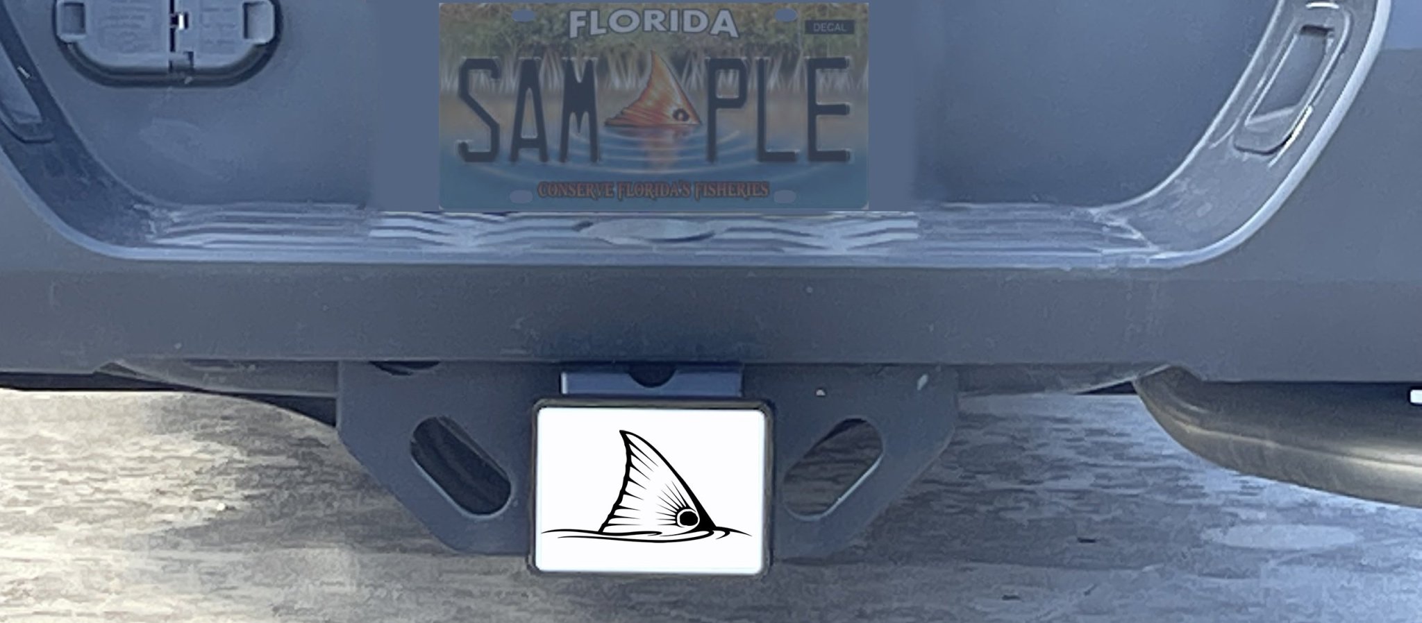 Fishing & Boating Truck Accessories - License and Trailer Hitch Covers ...