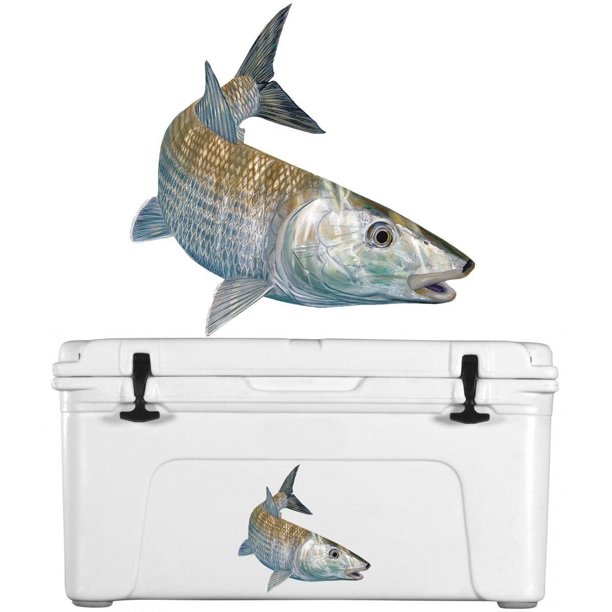 Bonefish Decal UV-Protected Vinyl Bonefish Sticker for Cars, Trucks, B ...