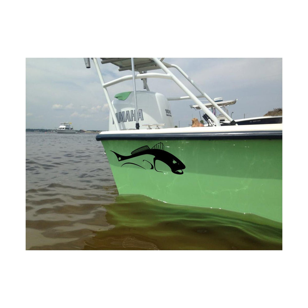 Bull Redfish Red Drum Fish Decals – Skiff Life