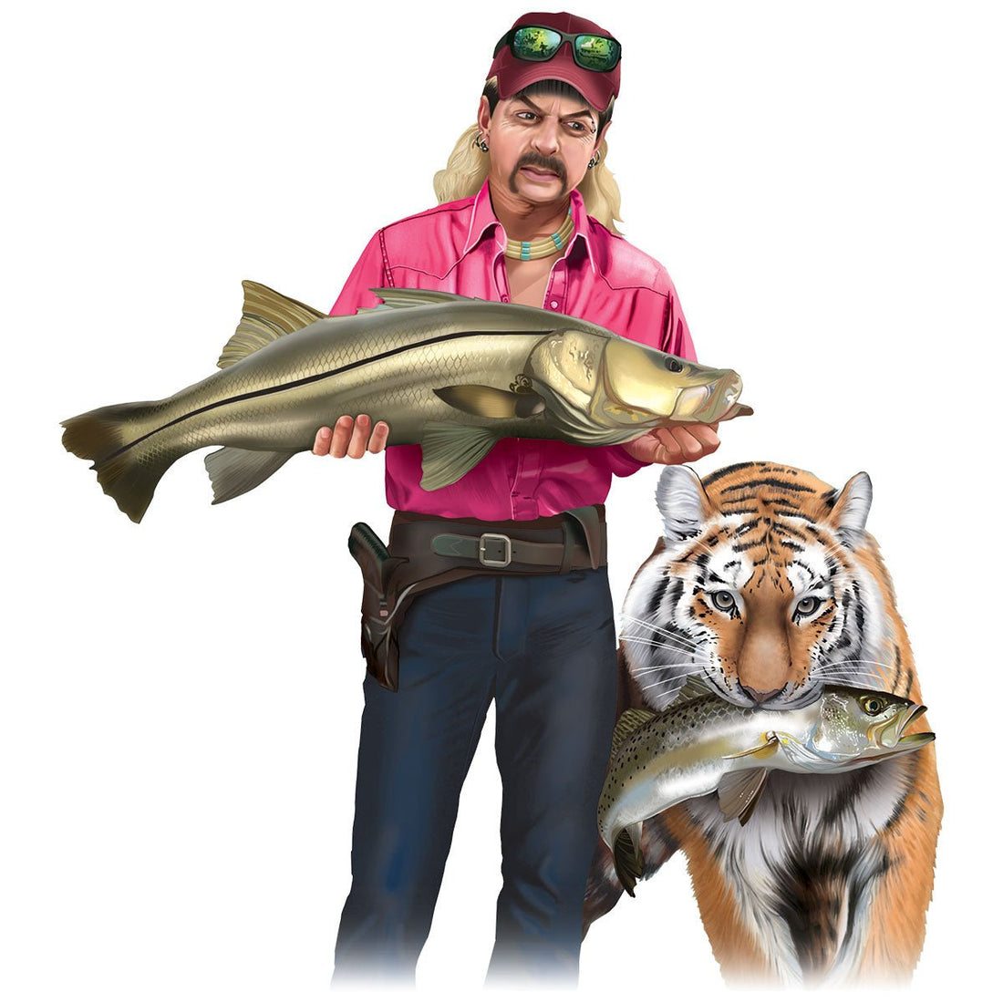 Inshore Tiger King Stickers – Skiff Life