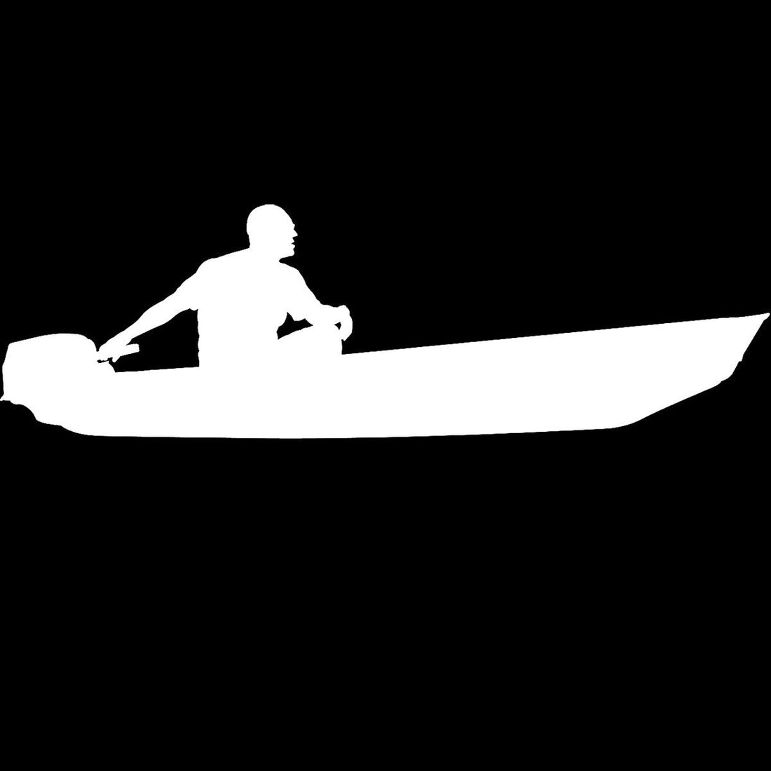 Jon Boat Decals Aluminum Boat 8X3 Outdoor Vinyl Sticker – Skiff Life