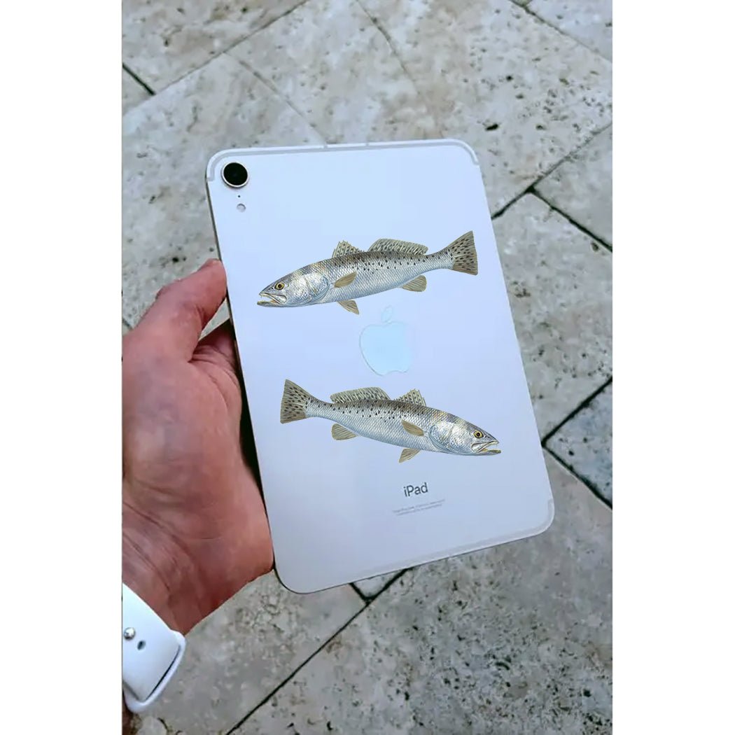 Qty. 2 Speckled Trout Decals Stickers Mini YETI Cup Decals – Skiff Life