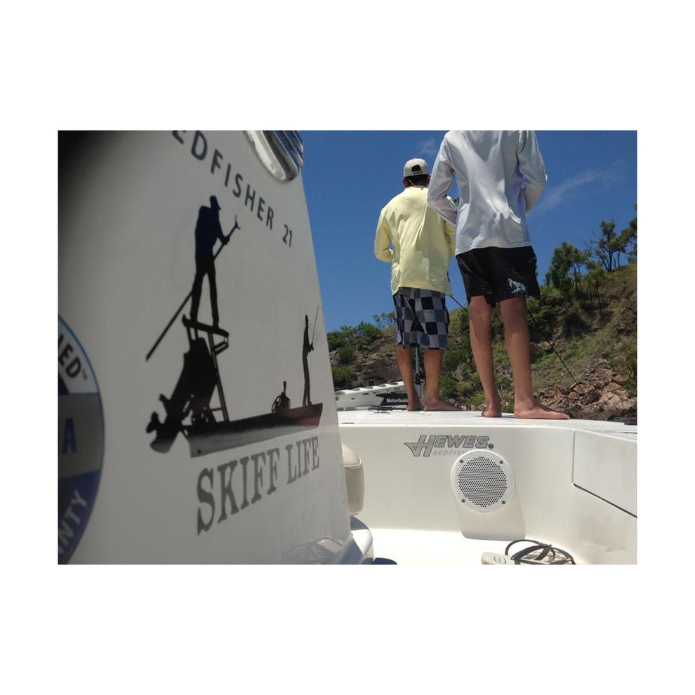 Poling Skiff Car Decal- Stickers for Truck Boat Coolers – Skiff Life