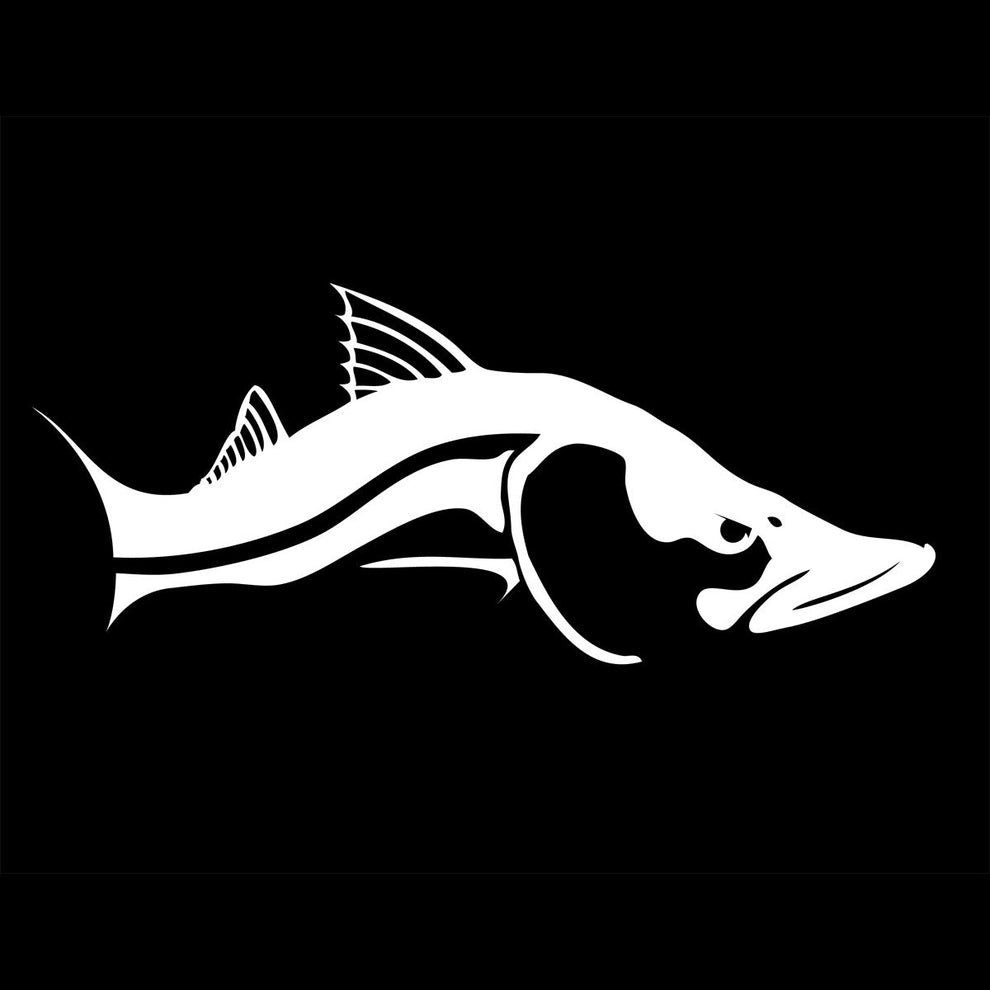 UV Protected Vinyl Snook Decal, Laser Cut, Made in U.S.A. – Skiff Life