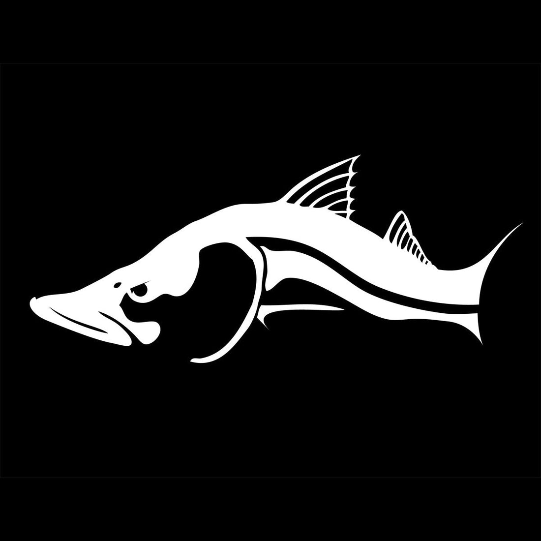 UV Protected Vinyl Snook Decal, Laser Cut, Made in U.S.A. – Skiff Life