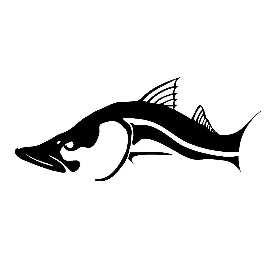 UV Protected Vinyl Snook Decal, Laser Cut, Made in U.S.A. – Skiff Life
