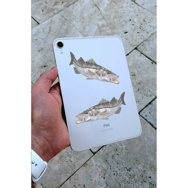 Snook Mangrove Monster Mini Fish Stickers – Skiff Life