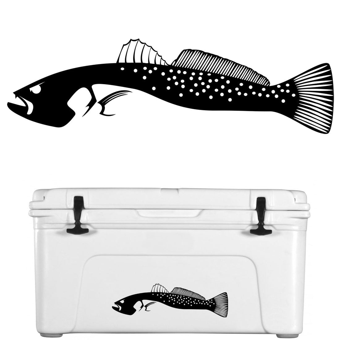 Speckled Sea Trout Decal UV-Protected Vinyl Sticker | Lifetime Warranty ...
