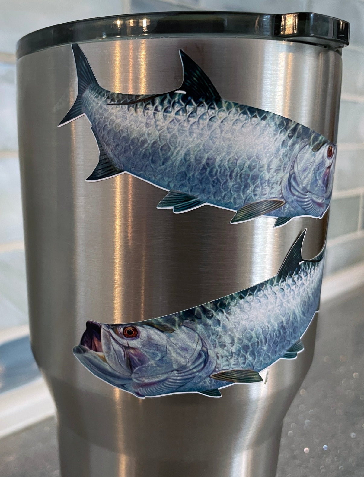Tarpon Decals Fishing Stickers Lifelike Mini – Skiff Life
