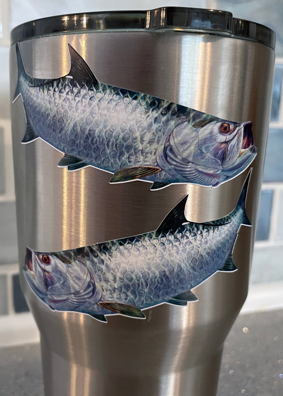 Tarpon Decals Fishing Stickers Lifelike Mini – Skiff Life